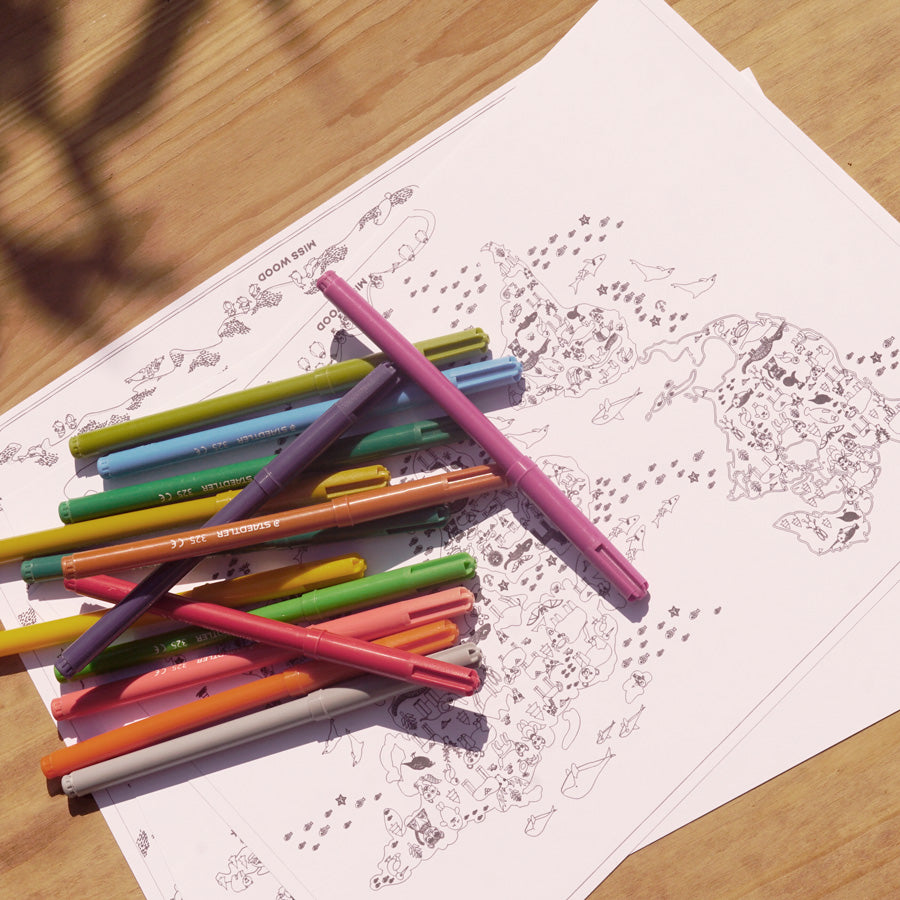 -> 3 Mappamondi da colorare con i bambini | Stampa Gratis – Misswood