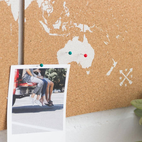 Mapa del mundo de corcho pequeño ideal para regalar – Misswood